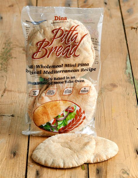 Dina Wholemeal Mini Pitta 8pcs Myjam Food