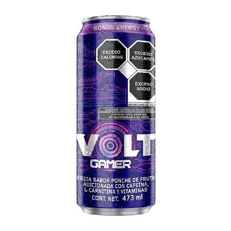 Volt Gamer Ponche De Frutas 473 Ml Cck