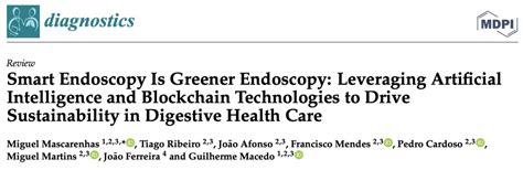 Smart Endoscopy Is Greener Endoscopy Leveraging Artificial