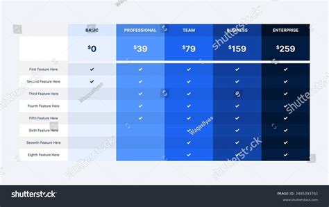 5226 Infographics Table Comparison Stock Vectors And Vector Art
