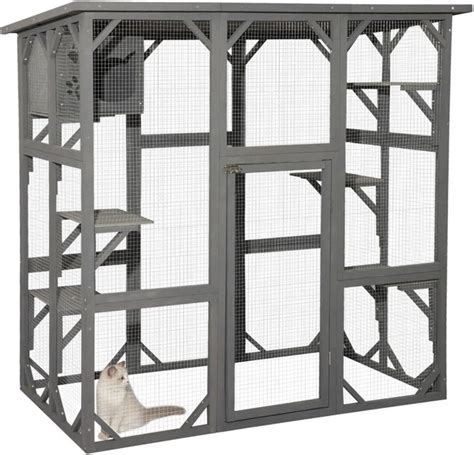 Cat House Outdoor Catio Kitty Enclosure With Super Large