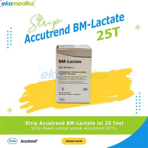 Jual Strip Lactate Accutrend Plus Strip Laktat Bm Lactat Asam Laktat