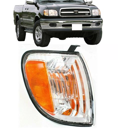 For 2000 2004 Toyota Tundra Turn Signal Light Passenger Side W Bulbs