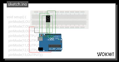 Segment Loop Wokwi ESP STM Arduino Simulator