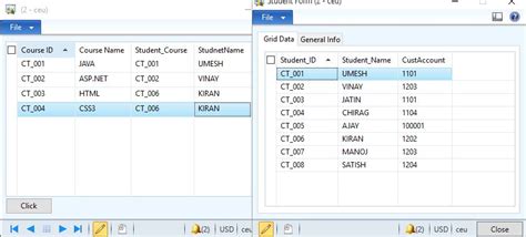 How To Open Form On Grid Field Click In AX D F O Solutions
