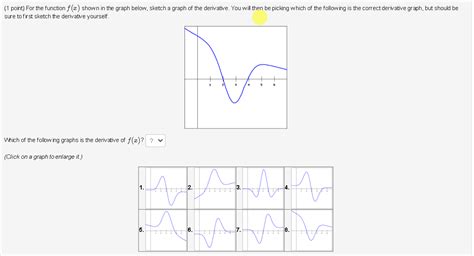 1 point for the function f x shown in the graph below sketch a