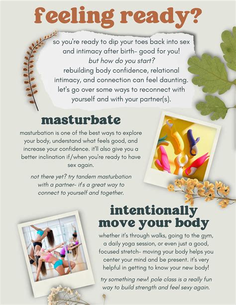 Postpartum Sexuality Handout Printable Info Packet Birthworker