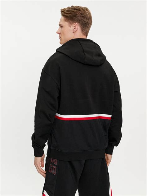 Hugo Bluza Danody 50510166 Czarny Relaxed Fit Modivo Pl