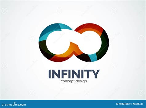 Infinity Company Logo Icon Set Cartoon Vector 49828833