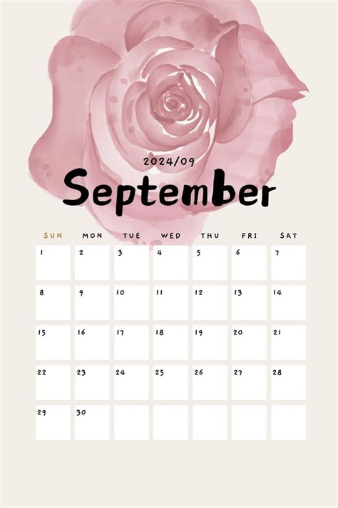 Free Printable September 2024 Calendar With Holidays Printable Sight