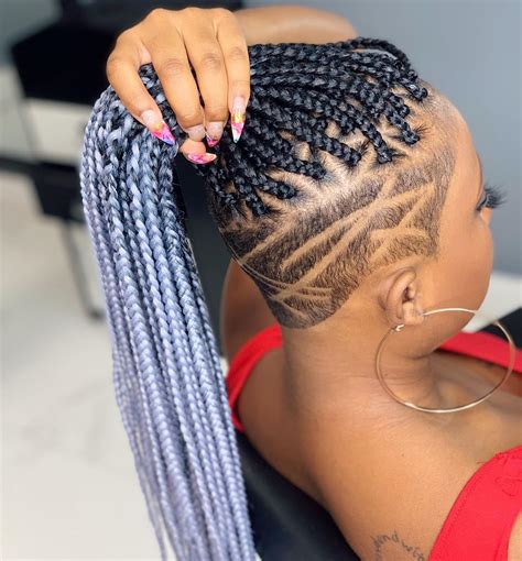 Mohawk Box Braids