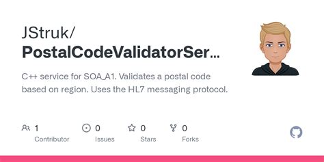 Github Jstrukpostalcodevalidatorservice C Service For Soaa1 Validates A Postal Code