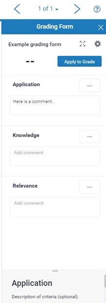 Create And Attach A Grading Form Leeds Beckett University