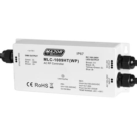 Rf Ip67 220vac Rgb Led Strip Controller Majortech