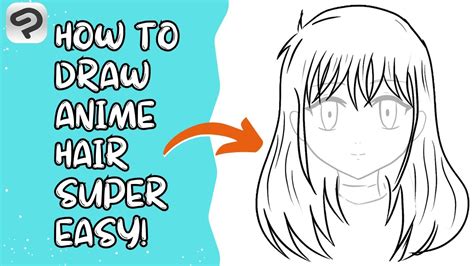 How To Draw Anime Hair In 2 Minutes Tutorial Super Easy Youtube