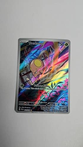 Toedscool 201 198 Scarlet And Violet Illustration Rare Holo Pokemon