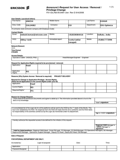 User Creation Form Pdf Security Engineering Computer Network Security