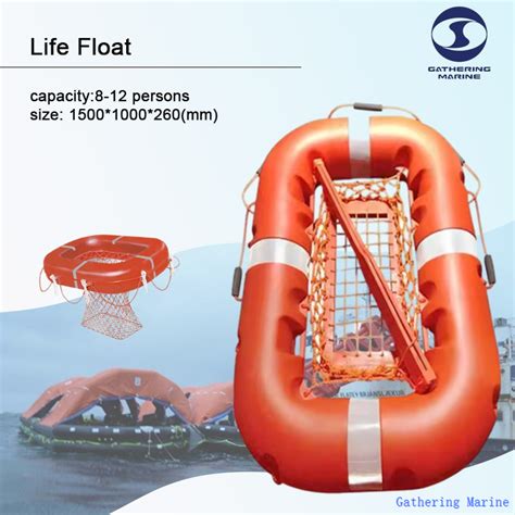 China Customized Rescue Raft Foam Life Float Raft 8 12 Persons For