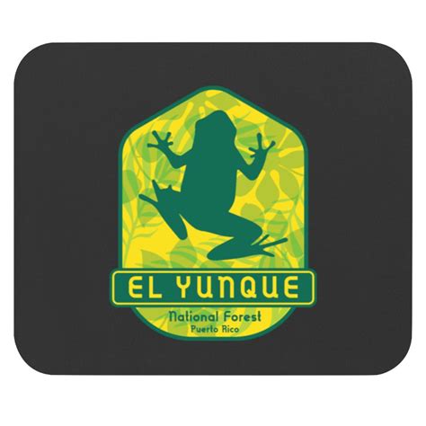 El Yunque National Forest Puerto Rico Mouse Pads Sold By Longtime