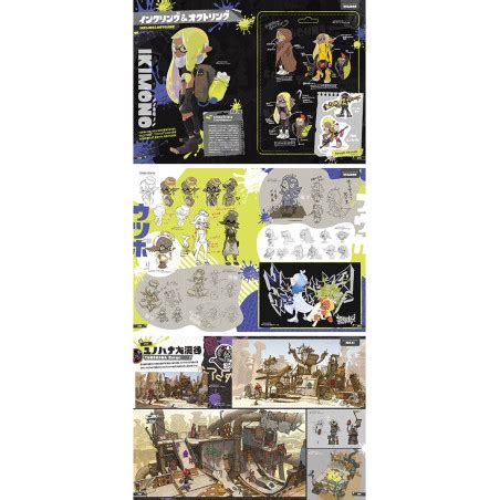 Splatoon 3 Ikasu Art Book Limited Bonus Set