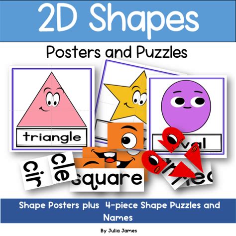 Shape Posters And Jigsaw Puzzles Made By Teachers