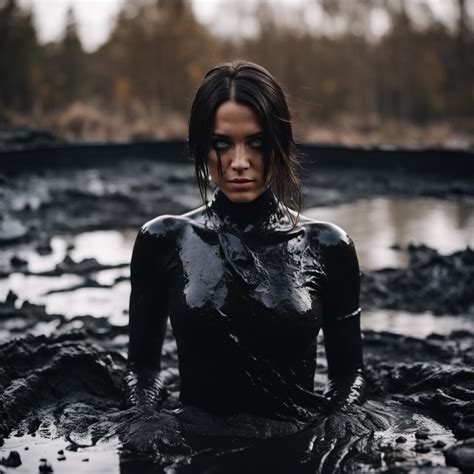 Girl Covered In Black Tar By Chrisinhotwater On Deviantart