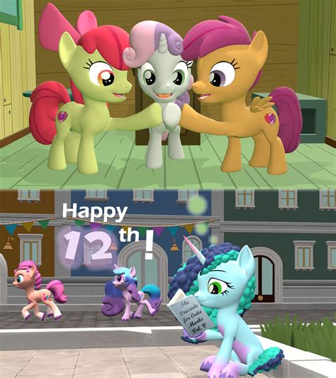 Sfm Happy 12 Years Mlpfim By Red4567 2 On Deviantart