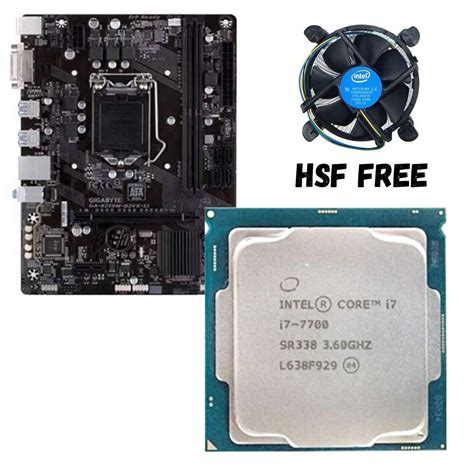 I7 7700 7th Gen Motherboard Processor Gigabyte Ga B250m D2vx