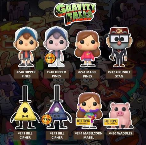 Funko Pop Disney Animation Gravity Falls Collection Funandko
