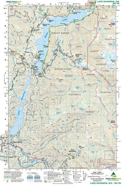 Lake Shannon Wa No 46 Green Trails Maps — Books