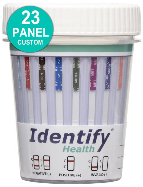 Identify Health 23 Panel Drug Test Cup Customizable And Reliable Urine