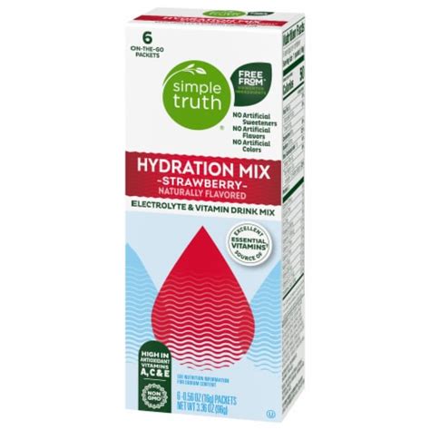 Simple Truth® Electrolyte Naturally Flavored Strawberry Drink Mix