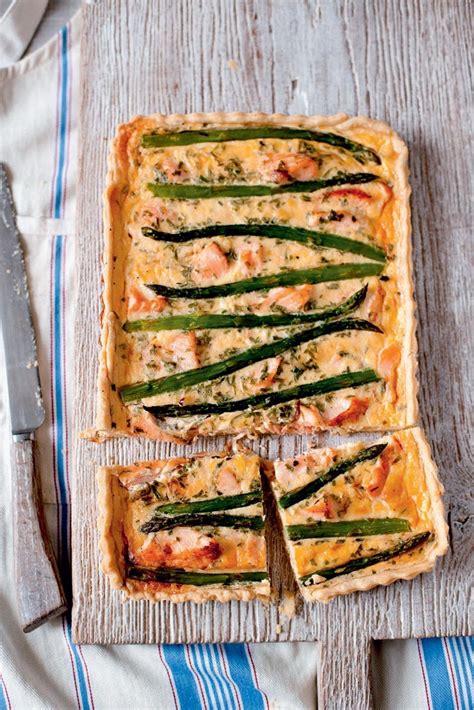 Smoked Salmon And Asparagus Quiche Jamie Oliver At Nick Lopez Blog
