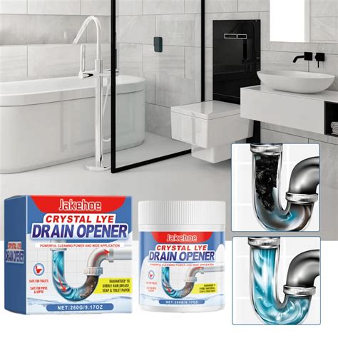 Drain Pipe Cleaner Powder For Kitchen And Toilet Sink Drain Line Cleaner Dissolves Blockage And