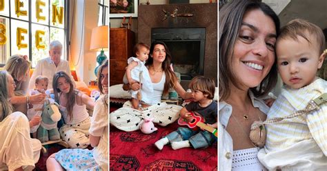 Globos Peluches Y Una Torta Con Flores El Festejo De Cumpleaños De Bee La Hija De Calu Rivero