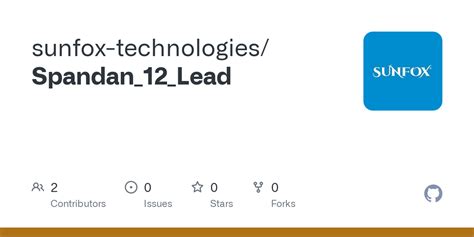 Github Sunfox Technologiesspandan12lead