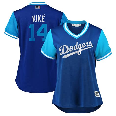 Womens Los Angeles Dodgers Enrique Hernandez Kiké Majestic Royal