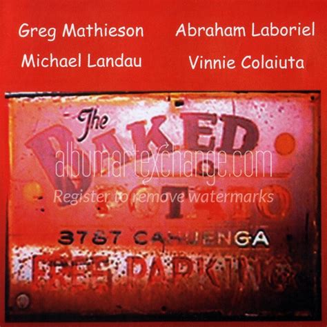 2000 Greg Mathieson Abraham Laboriel Michael Landau Vinnie Colaiuta Live At The Baked
