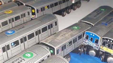 My Munipals And Mta Wooden Trains Collection Youtube