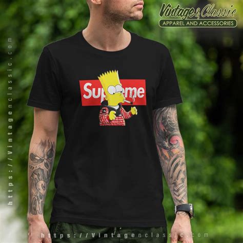 Supreme Smoking Bart The Simpsons Shirt Vintagenclassic Tee
