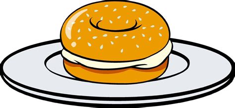 Bagel Cartoon Vector Art Icons And Graphics For Free Download
