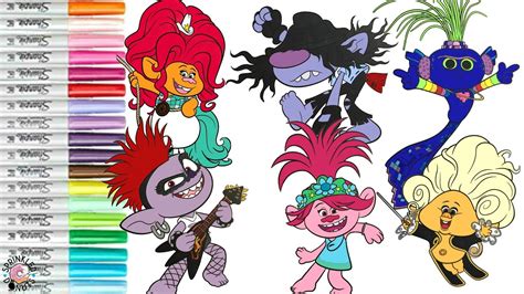 A B C Learn Fun Trolls Delta Dawn Coloring Page Trolls World Tour