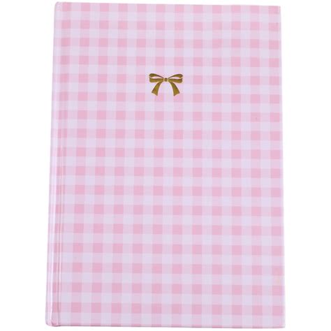 Bow Notebook A5 Pink Wilko