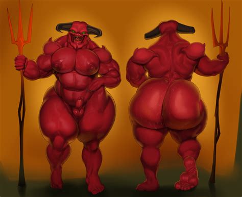 Rule 34 Anthro Ass Baron Of Hell Doom Big Ass Big Breasts Big Butt Breasts Bubble Ass Bubble