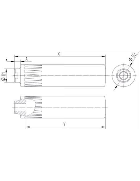 TŁumik Gomander Tactinox 7 62 Dt M14x1 Lh