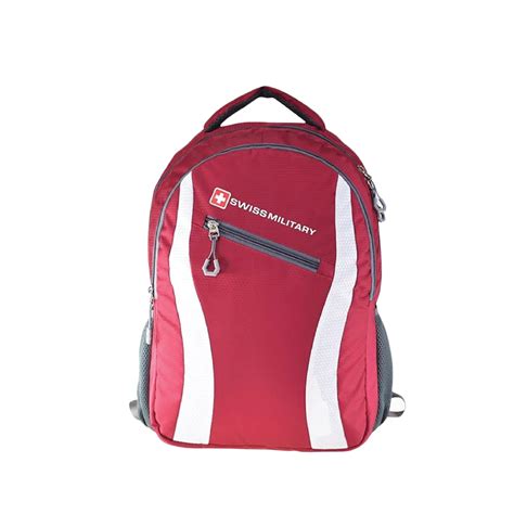 Swiss Military Prime Laptop Backpack Red Kpmg Brandstore