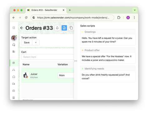 Sales Scripts In Salesrender Salesrender Crm
