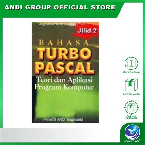 Jual Teori Dan Aplikasi Program Komputer Bahasa Turbo Pascal Jilid Kab Sleman Penerbit