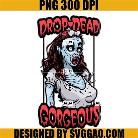 Drop Dead Gorgeous Png Halloween Pop Art Dead Zombie Girl Png