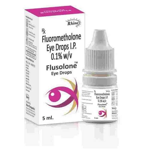 Fluorometholone Eye Drop Strength 0 1 W V Packaging Size 5 Ml At